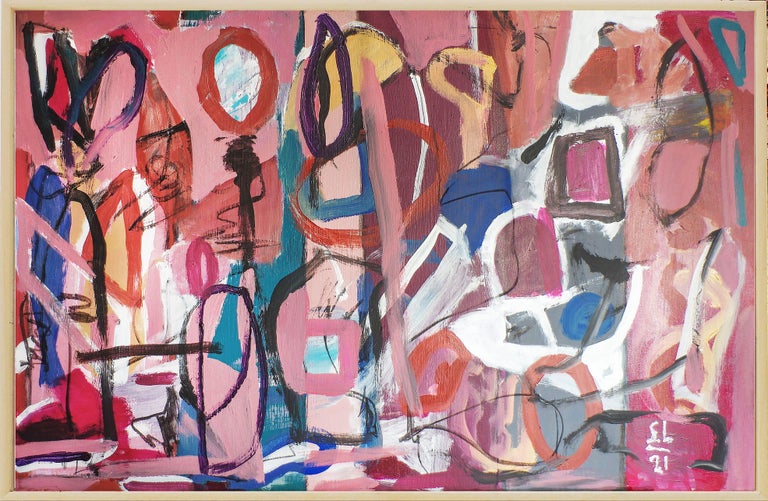 Geert Lemmers - Waste of mind strength opus I, Painting, Acrylic on ...
