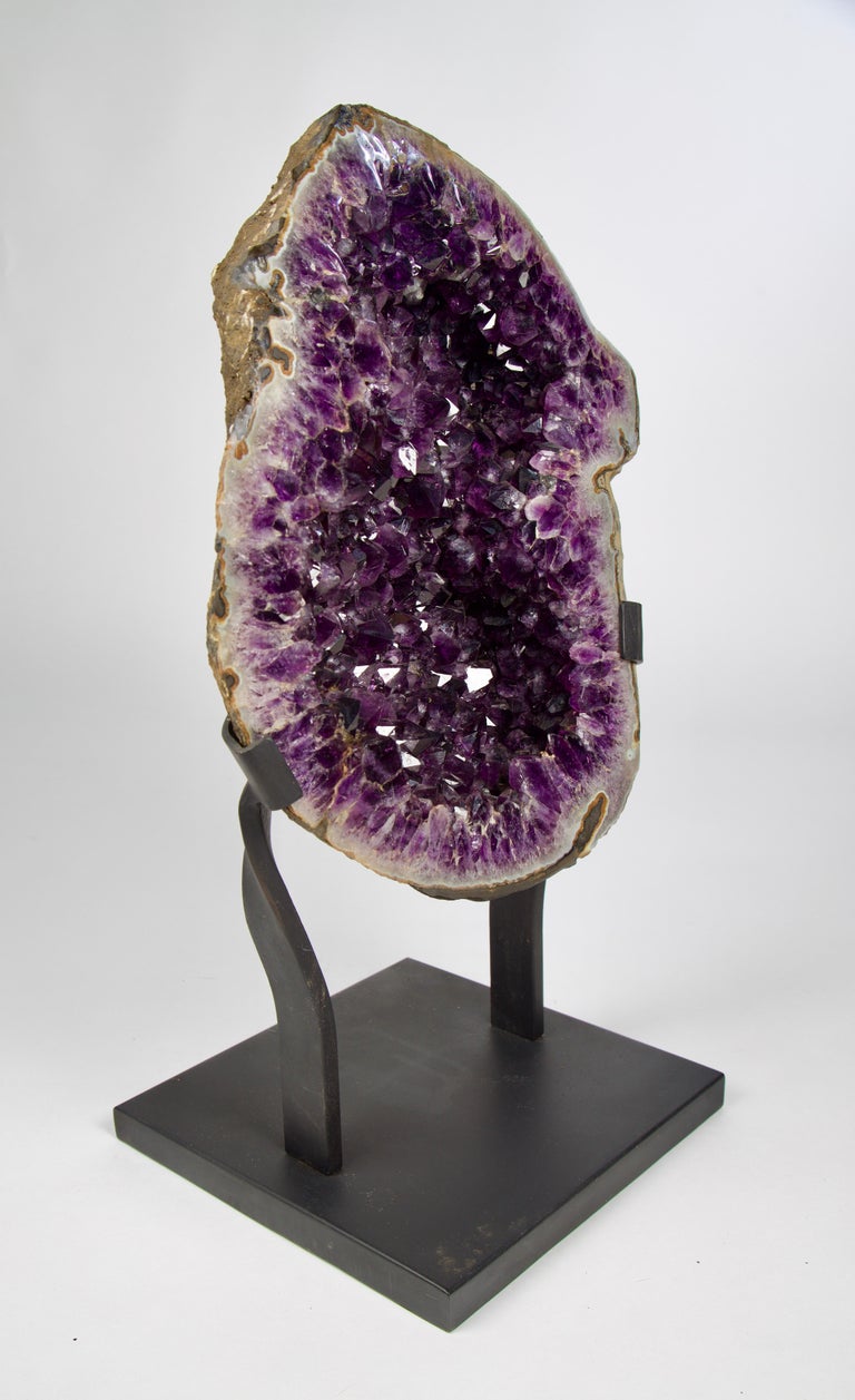 Gem Grade Amethyst Geode Sculpture, Uruguay For Sale at 1stDibs
