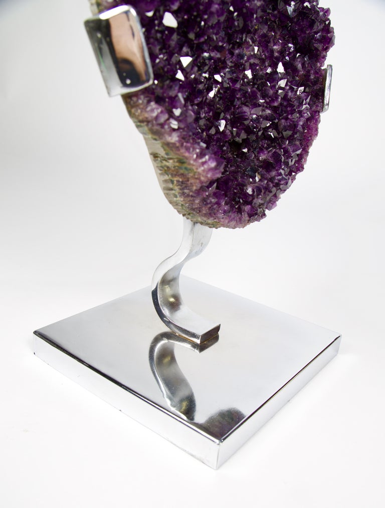 Gem Grade Amethyst Geode Sculpture, Uruguay For Sale at 1stDibs