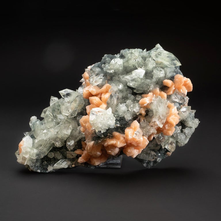 Gem Green Apophyllite with Stilbite From Maharashtra, India (5lbs) For ...