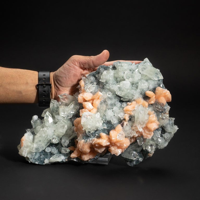 Gem Green Apophyllite with Stilbite From Maharashtra, India (5lbs) For ...