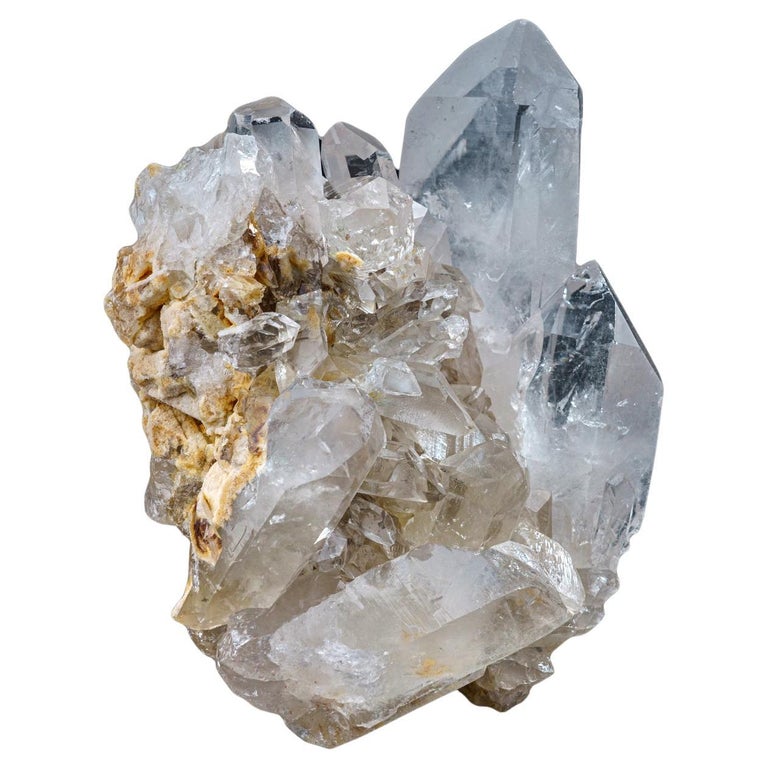 Gem Quartz Crystal Cluster from Brazil, '6 Lbs' at 1stDibs