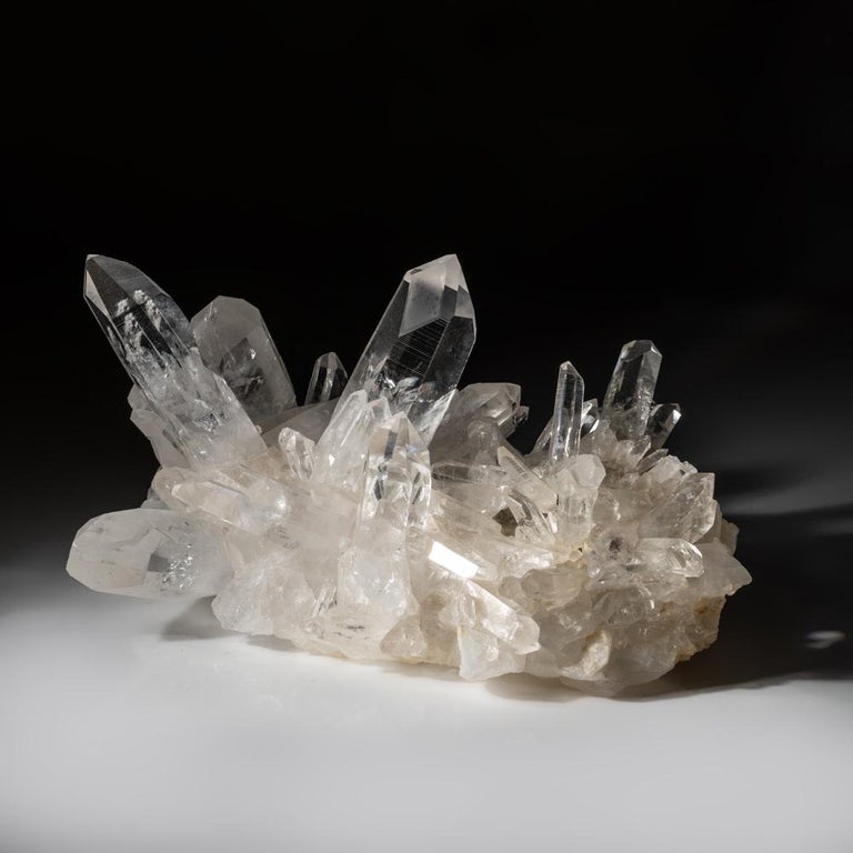 Gem Quartz Crystal Cluster from Columbia For Sale at 1stDibs