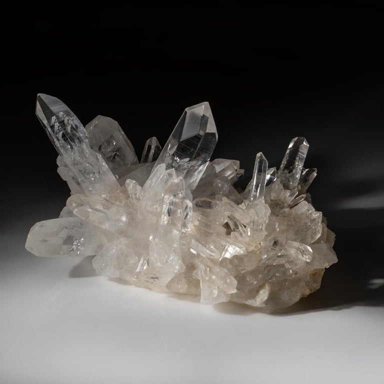 Gem Quartz Crystal Cluster from Columbia For Sale at 1stDibs