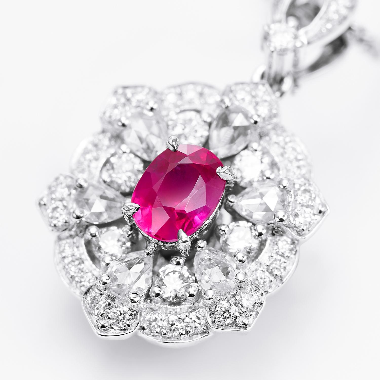 GEMCOOK JEWELLERY 0.38ct Untreated Burmese Pigeon Blood Red Ruby ...