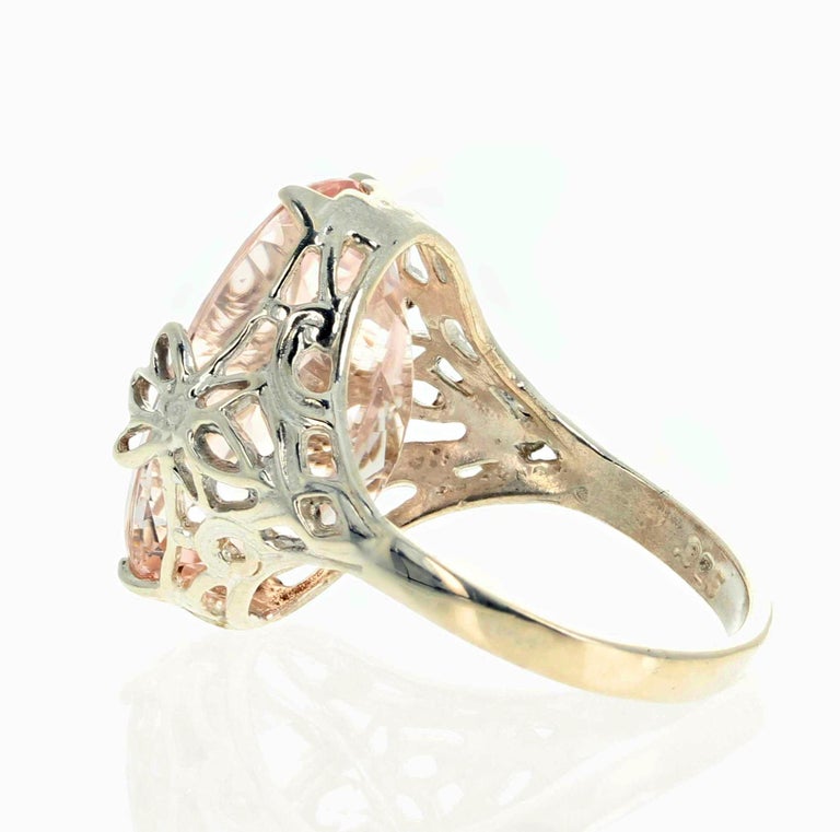 Gemjunky Glowing Glittery Natural 15.5 Carat Kunzite Sterling Silver ...