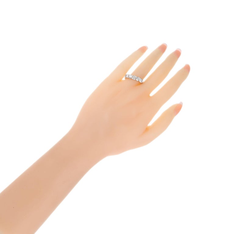 Gemlok 1.75 Carat Diamond Platinum Wedding Band Ring For Sale at 1stDibs