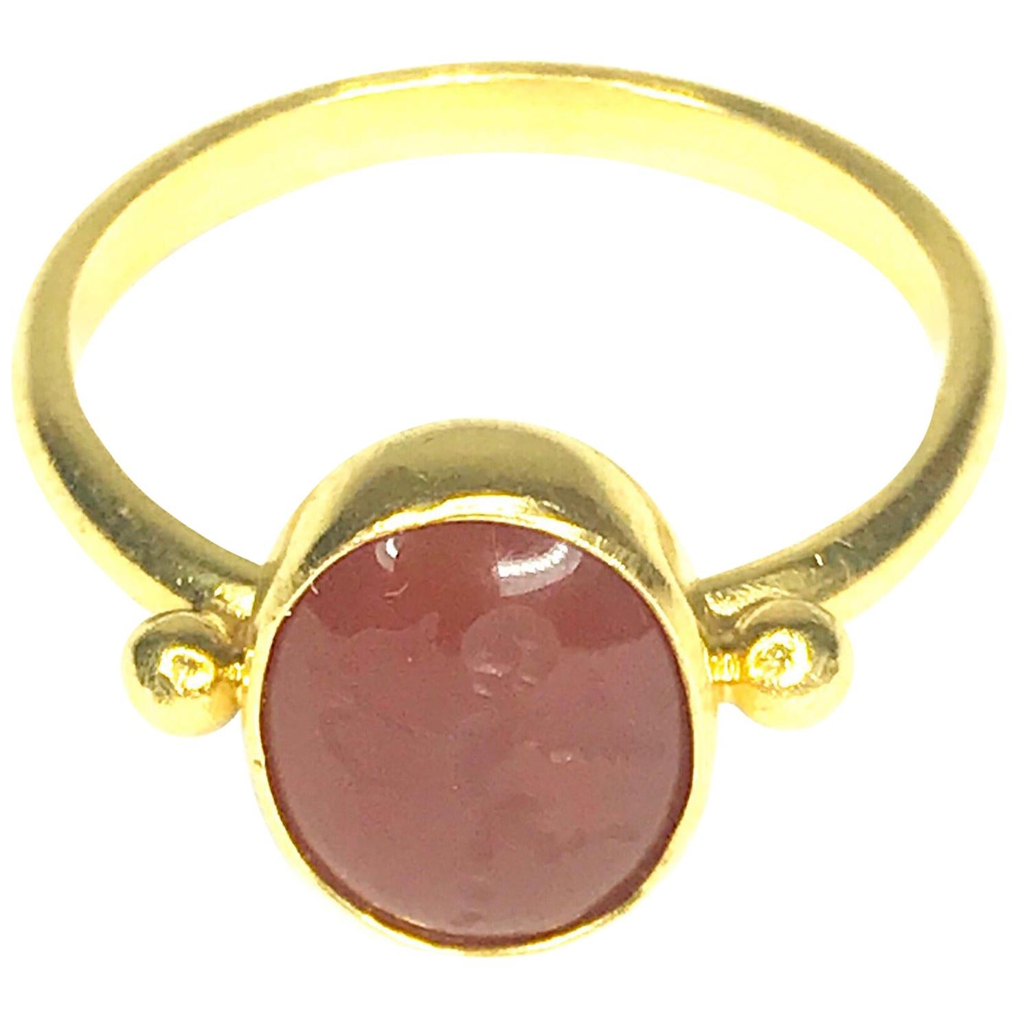 Los Castillo Sterling Silver Diamond Motif Ring For Sale at 1stDibs