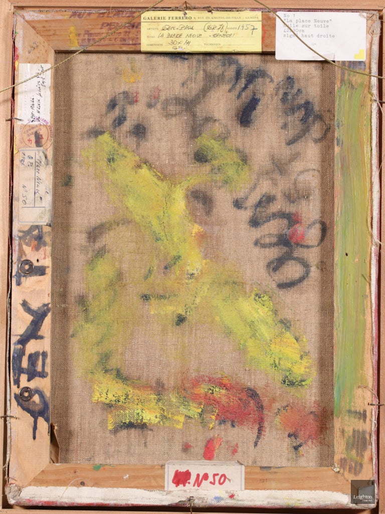 Gen Paul - La Place Neuve - Geneva - Expressionist Cityscape Landscape ...