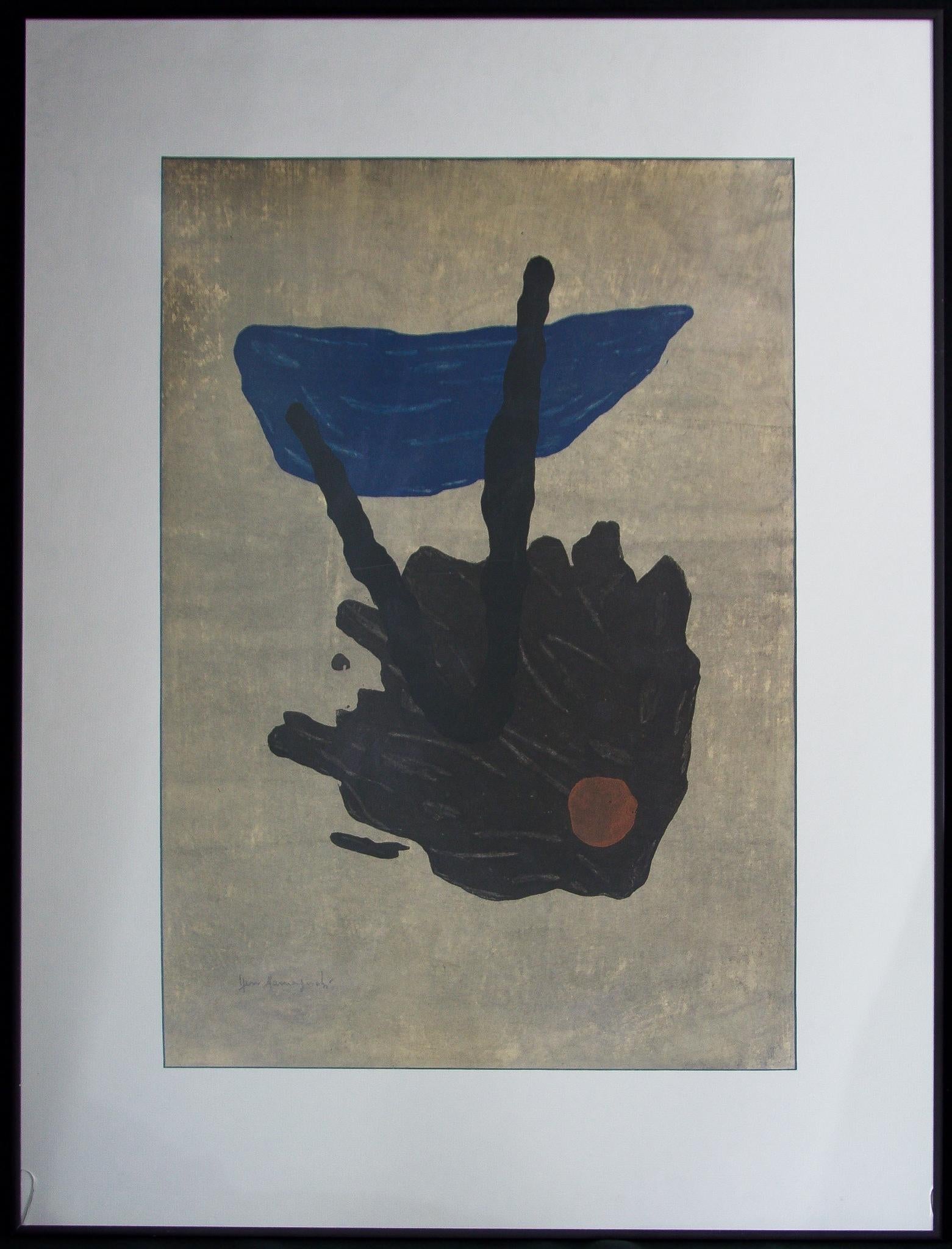 Gen Yamaguchi - Retribution-Monoprint/Woodblock Print at 1stDibs | gen ...