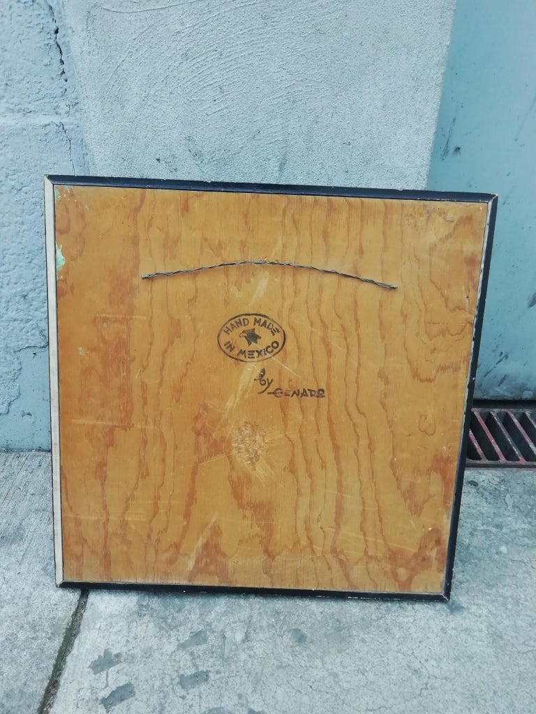 Genaro Alvarez Mexican Mid-Century Modern Floral Still Life Mosaic at ...