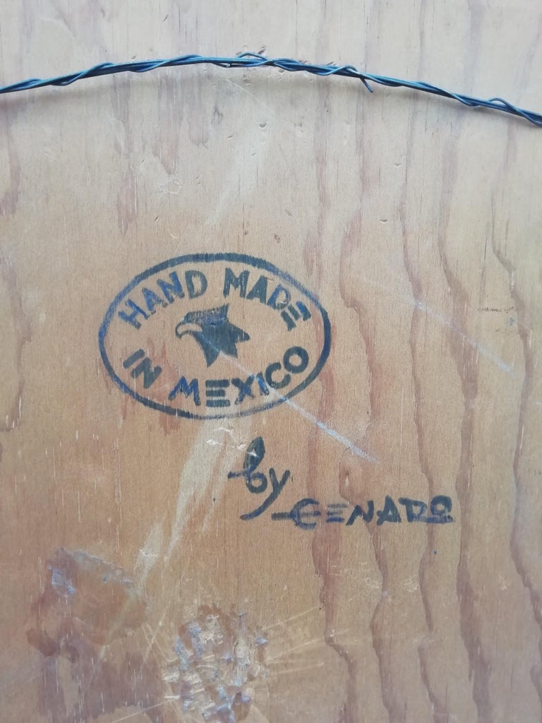 Genaro Alvarez Mexican Mid-Century Modern Floral Still Life Mosaic at ...