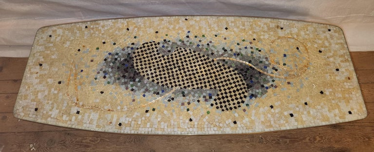 Genaro Alvarez Mosaic Glass Tile Cocktail Table Mexico, circa 1955 For ...