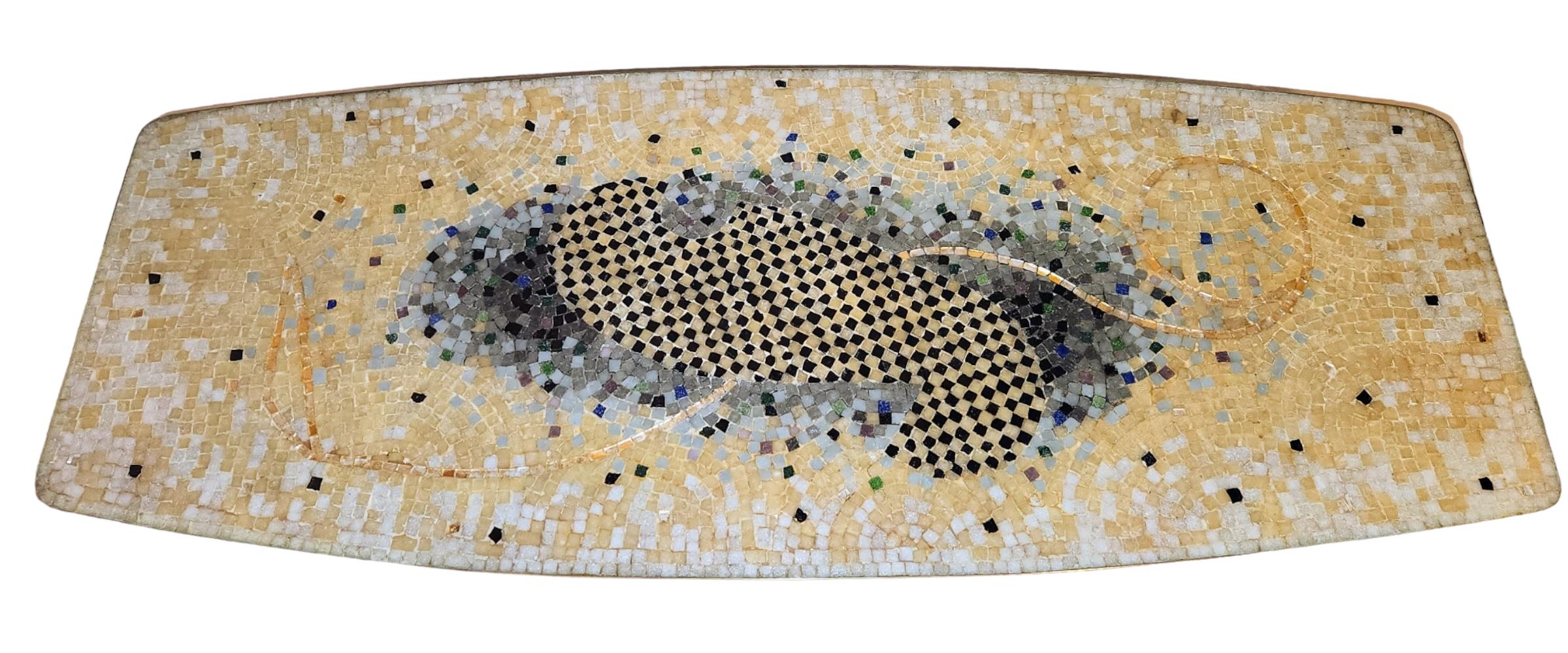 Genaro Alvarez Mosaic Glass Tile Cocktail Table Mexico, circa 1955 For ...