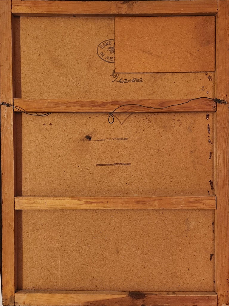 Genaro Alvarez Mosaic Panel Agave Landscape Clothes Washers Mexico ...