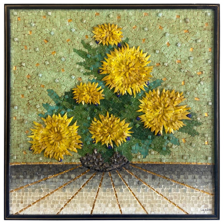 Genaro Alvarez Wall Mosaic at 1stDibs