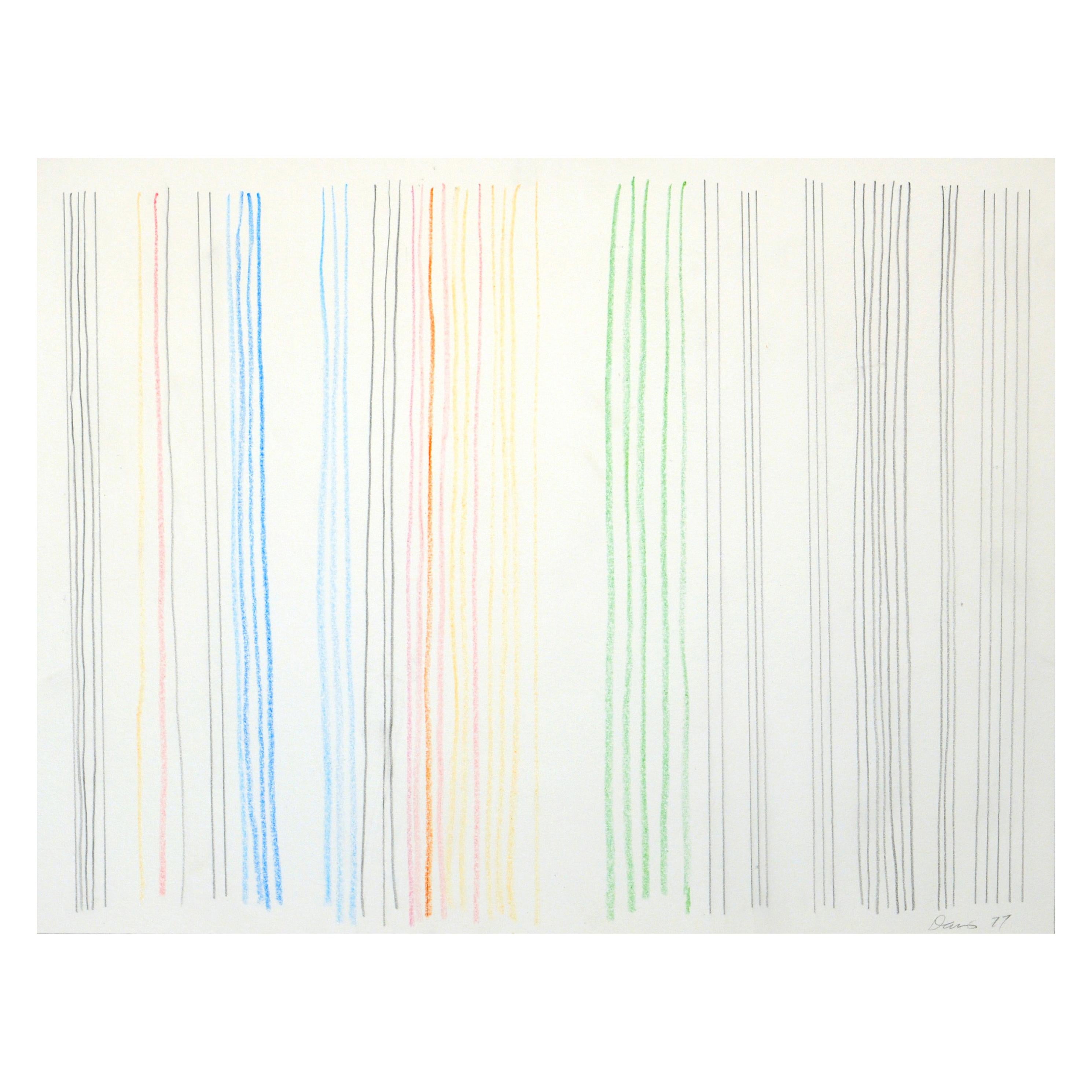 Thomas Downing Watercolor, 1958 "Washington Color School" For Sale at ...