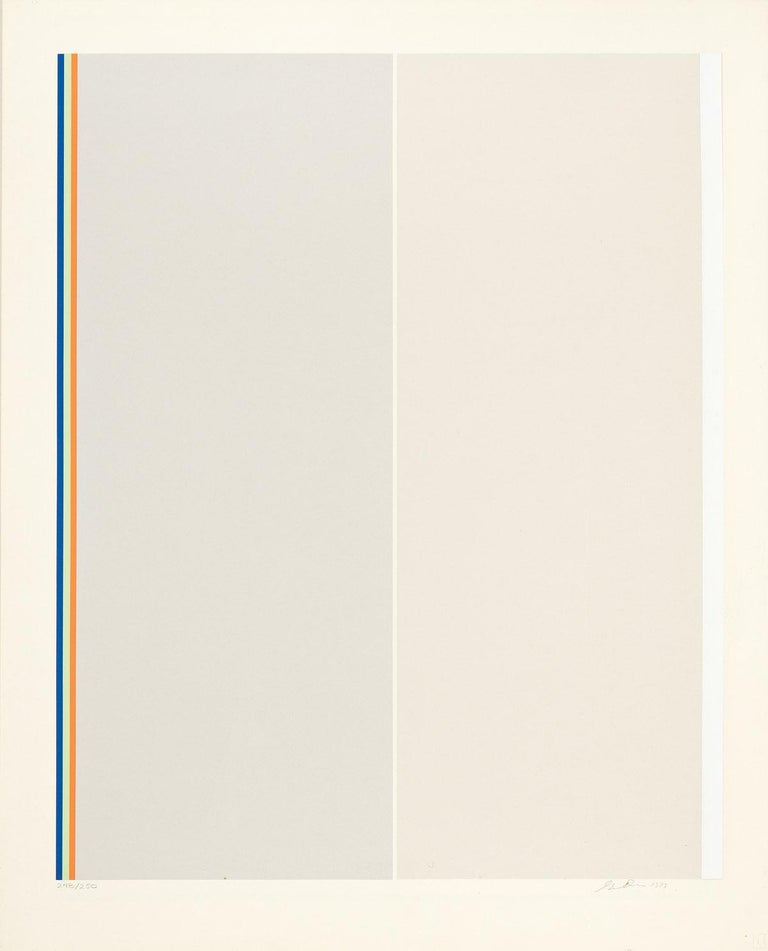 Gene Davis - Homage to Barnett Newman For Sale at 1stDibs