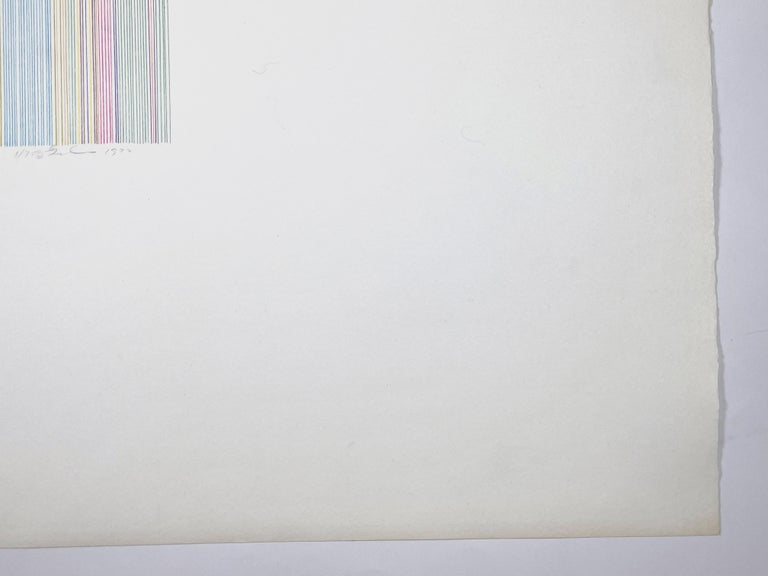 Gene Davis - Three Aces abstract Gene Davis minimalist color field with ...