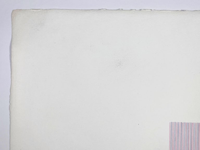 Gene Davis - Three Aces abstract Gene Davis minimalist color field with ...