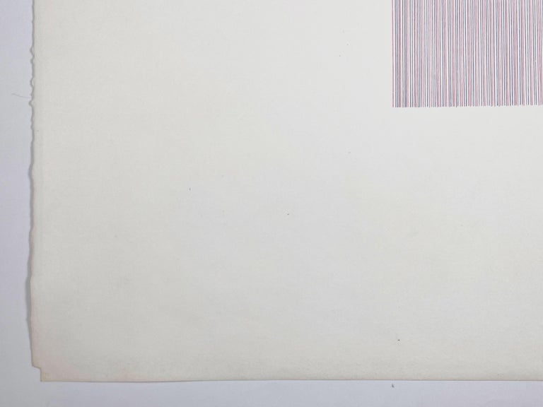 Gene Davis - Three Aces abstract Gene Davis minimalist color field with ...