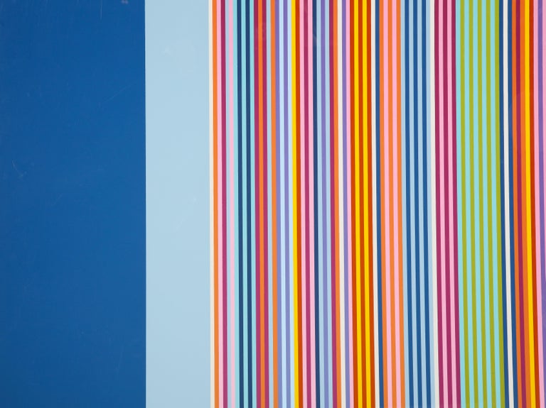 Gene Davis, "Yankee Doodle", Screenprint, Stripes, Op Art, Signed For ...