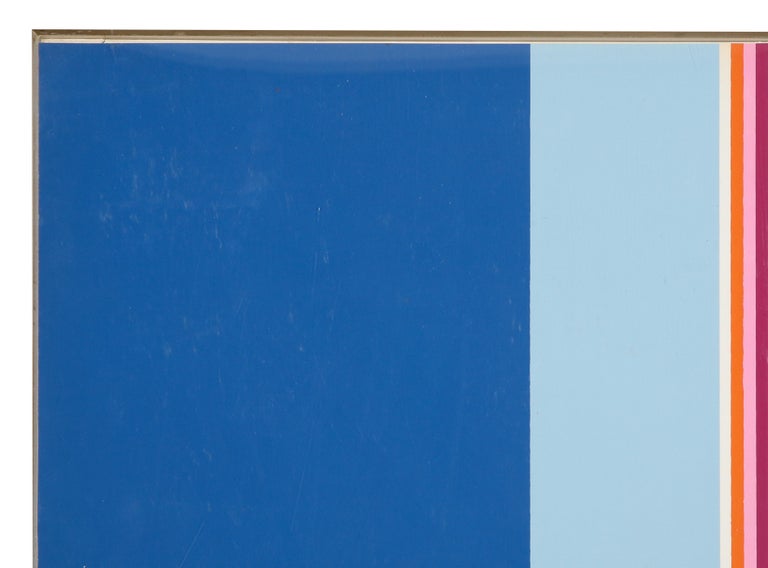 Gene Davis, "Yankee Doodle", Screenprint, Stripes, Op Art, Signed For ...