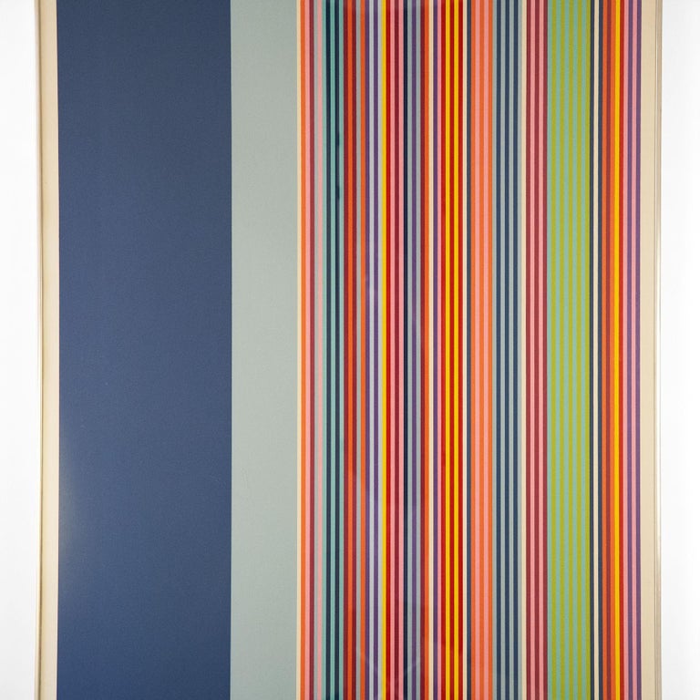 Gene Davis Signed and Numbered Limited Edition Color Field Lithograph ...