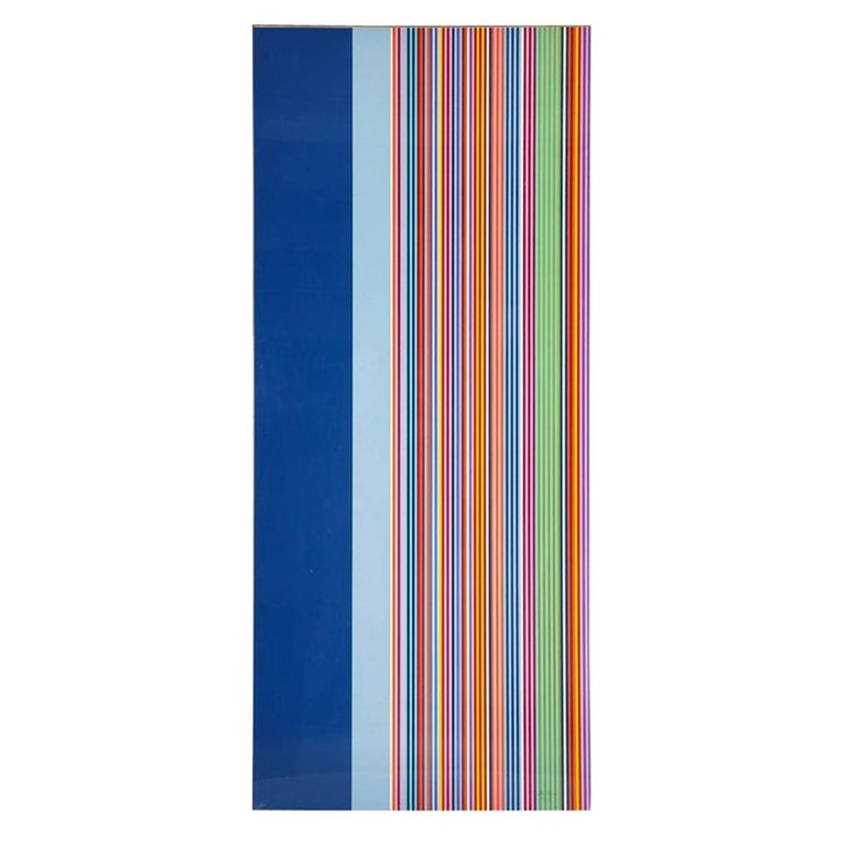 Gene Davis, "Yankee Doodle", Screenprint, Stripes, Op Art, Signed For ...