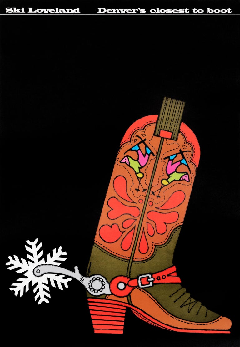 Gene Hoffman - "Ski Loveland - Denver's Closest to Boot Vintage Poster ...
