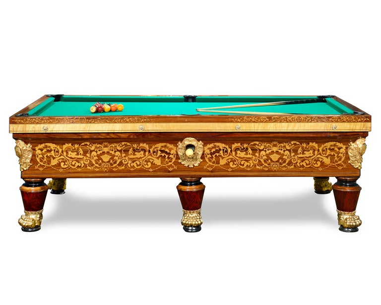 General Clauzel's Charlex X Billiard Table at 1stDibs