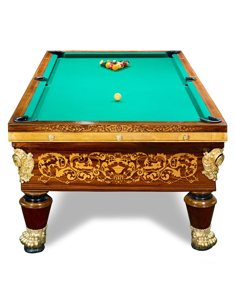 General Clauzel's Charlex X Billiard Table at 1stDibs
