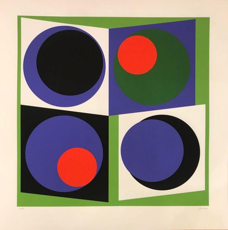 Geneviève Claisse - Composition géométrique at 1stDibs