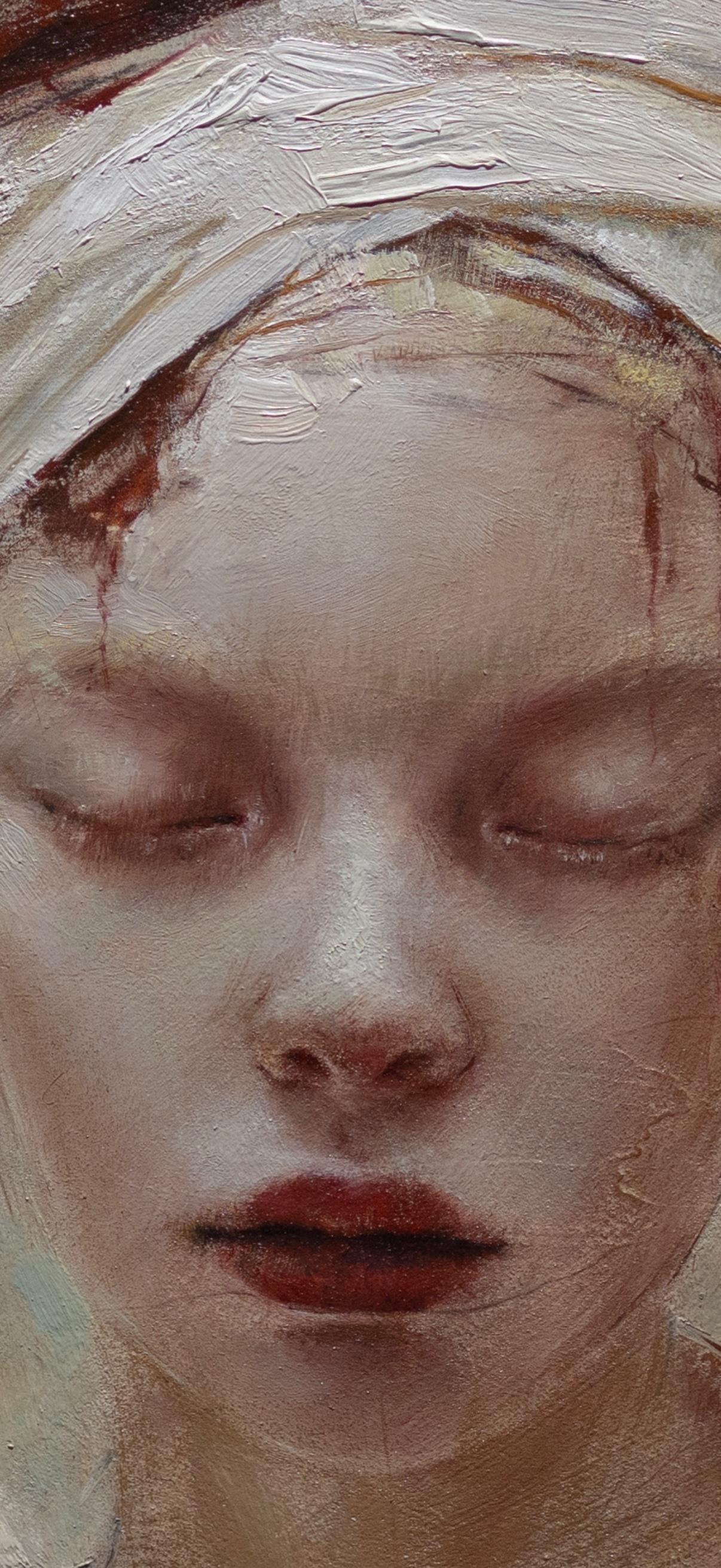 Genevieve May - "Carry You" Oil Painting 20" x 20" inch by Genevieve ...