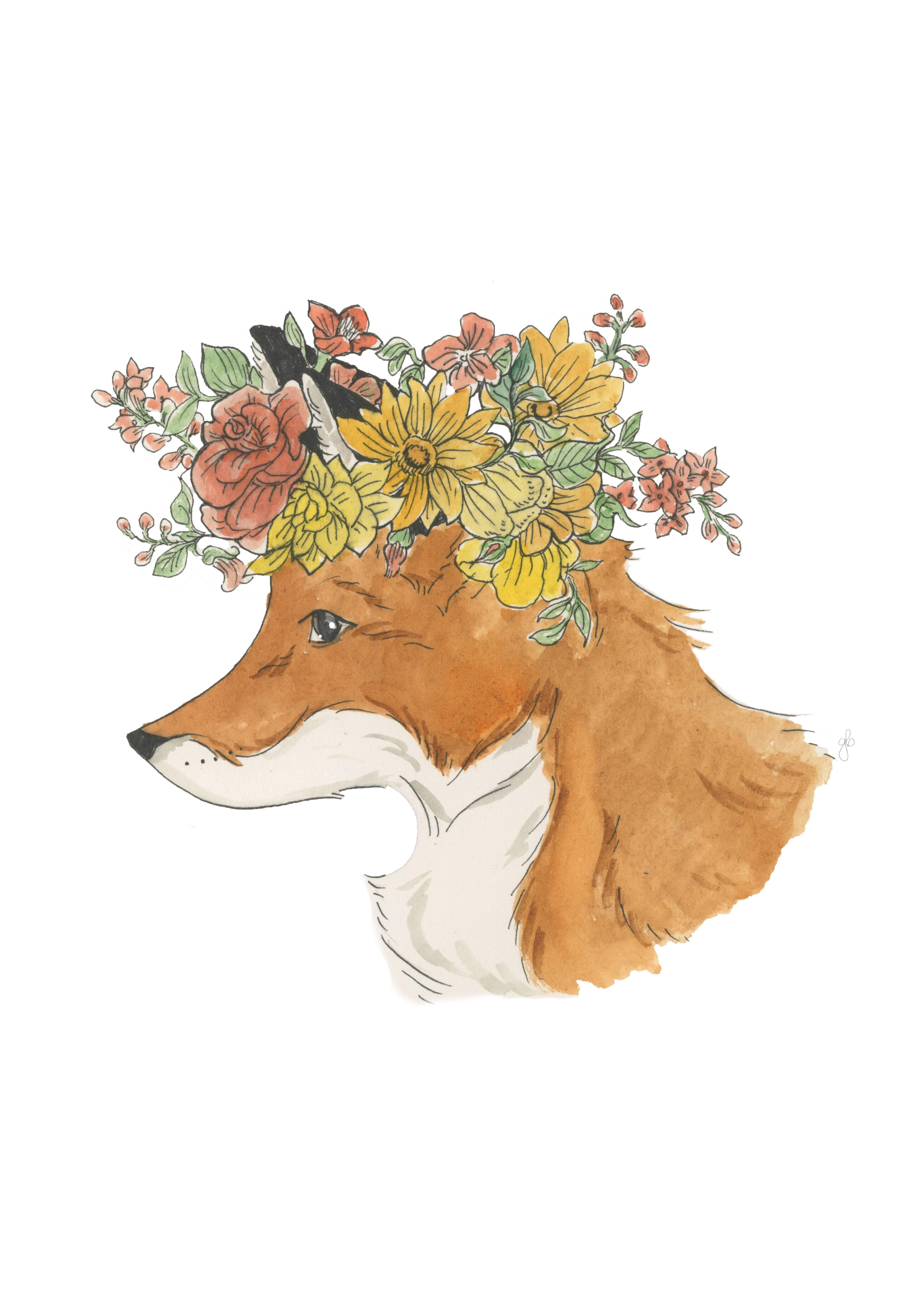 Genevra Bell - Flower Bunny For Sale at 1stDibs