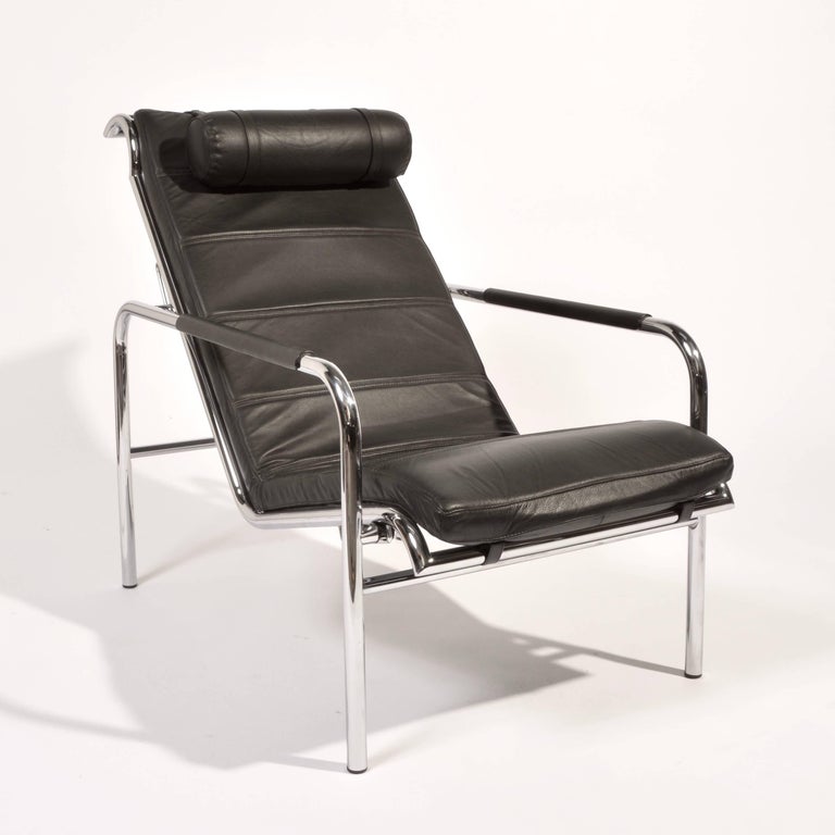 Genni Lounge Chair and Ottoman by Gabriele Mucchi for Zanotta at 1stDibs