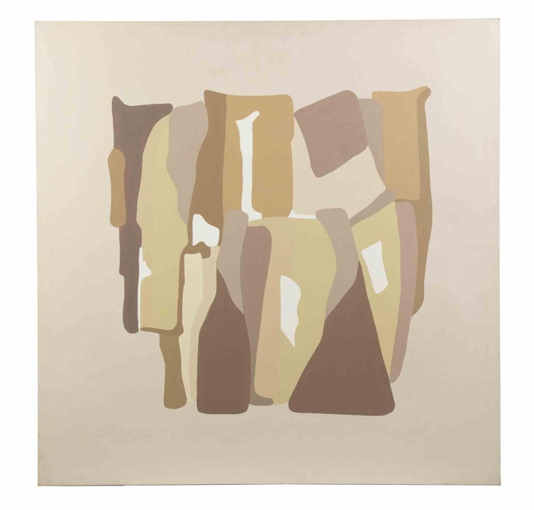 Genny Puccini - Pink Composition - Acrylic on Canvas by Genny Puccini ...