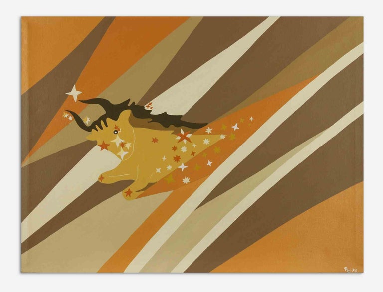 Genny Puccini - Taurus - Acrylic on Canvas by Genny Puccini - 1973 For ...