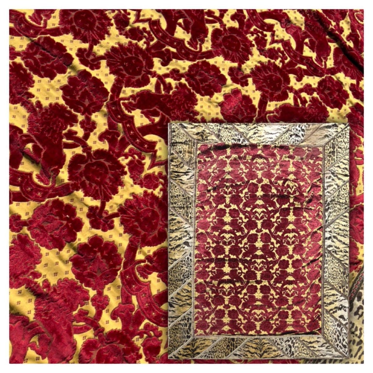 "Genoa Velvet / Embroidery / Fabric / Rug / Modern Work" For Sale at ...