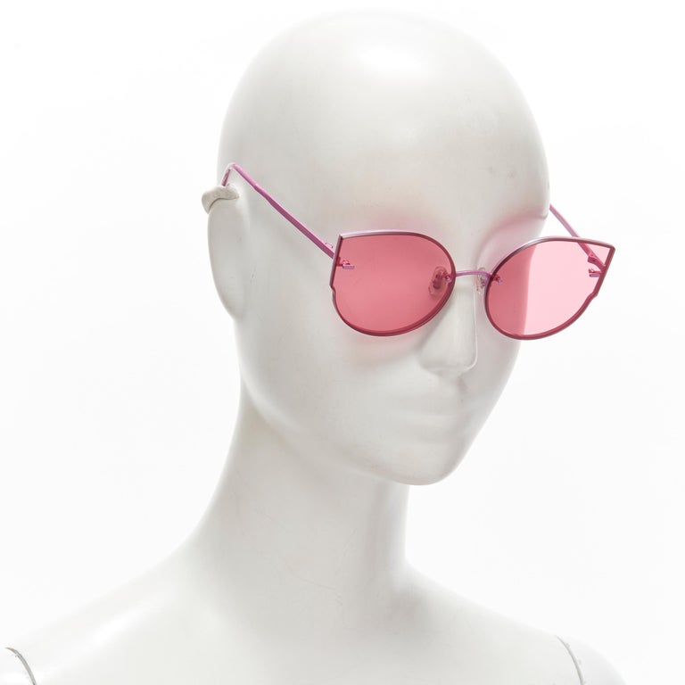 GENTLE MONSTER Ami Adam pink tint lens Cateye sunglasses For Sale at ...
