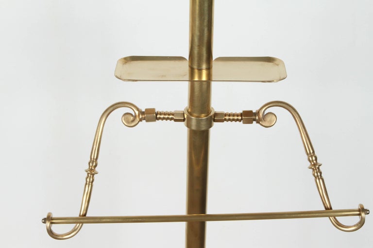 Gentleman Polished Brass Valet, Italy at 1stDibs