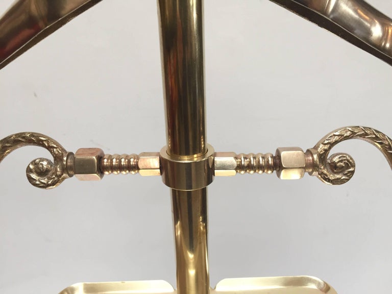 Gentleman Polished Brass Valet, Italy at 1stDibs