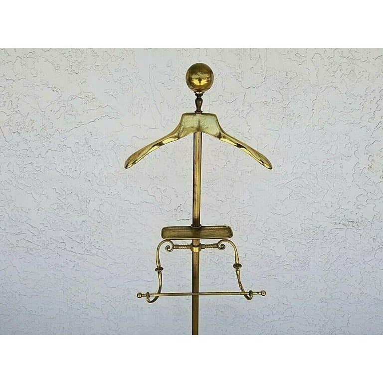 Gentleman's Brass Valet Butler Art Deco Antique by Glo-Mar For Sale at ...