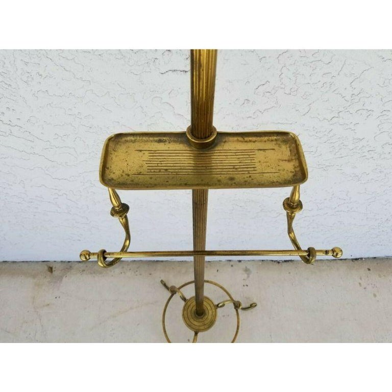 Gentleman's Brass Valet Butler Art Deco Antique by Glo-Mar For Sale at ...