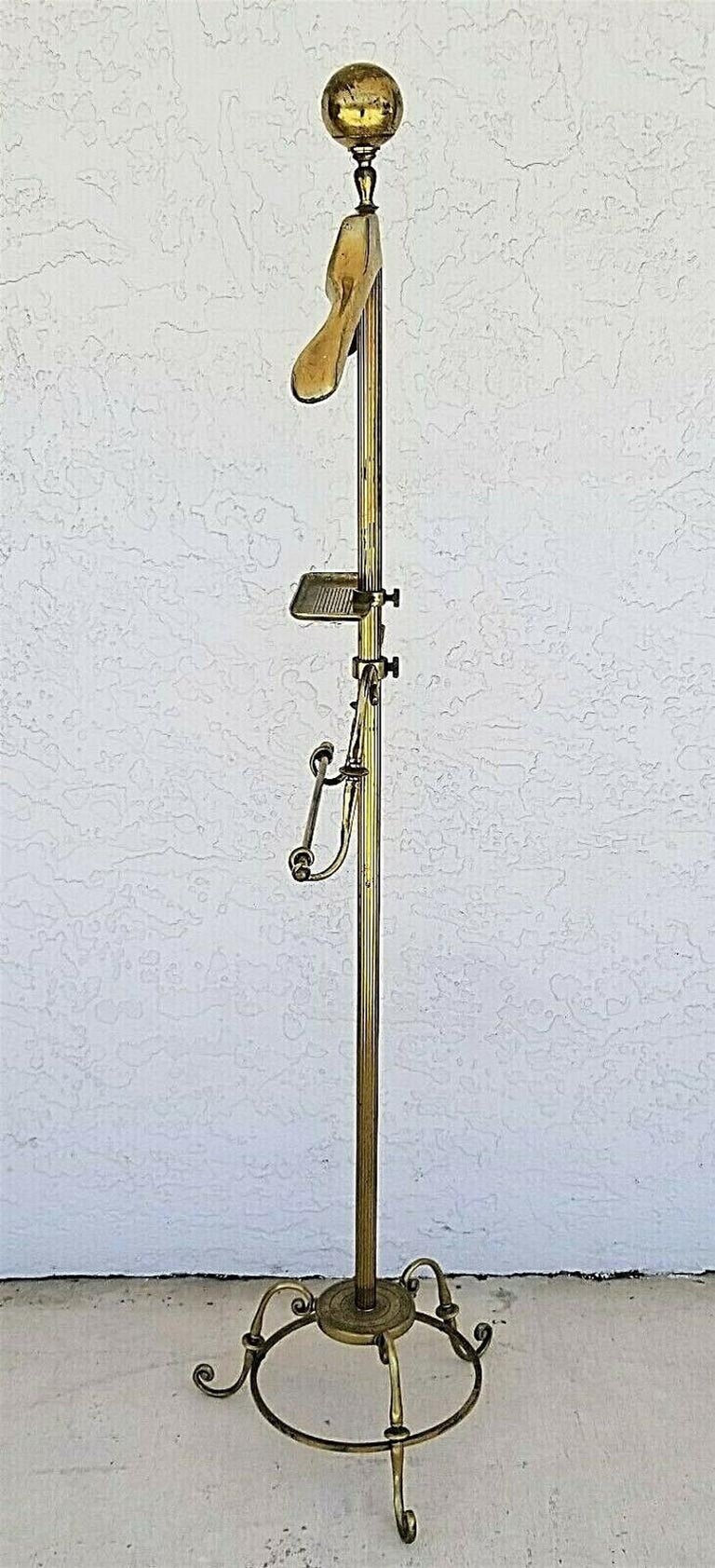 Gentleman's Brass Valet Butler Art Deco Antique by Glo-Mar For Sale at ...