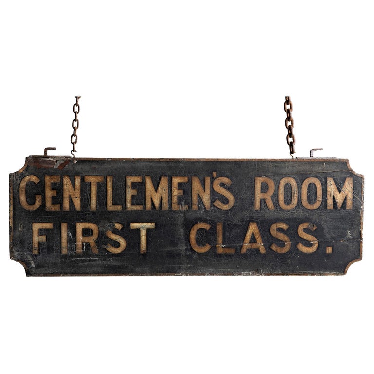 Gentlemen’s Sign, England circa 1890 at 1stDibs