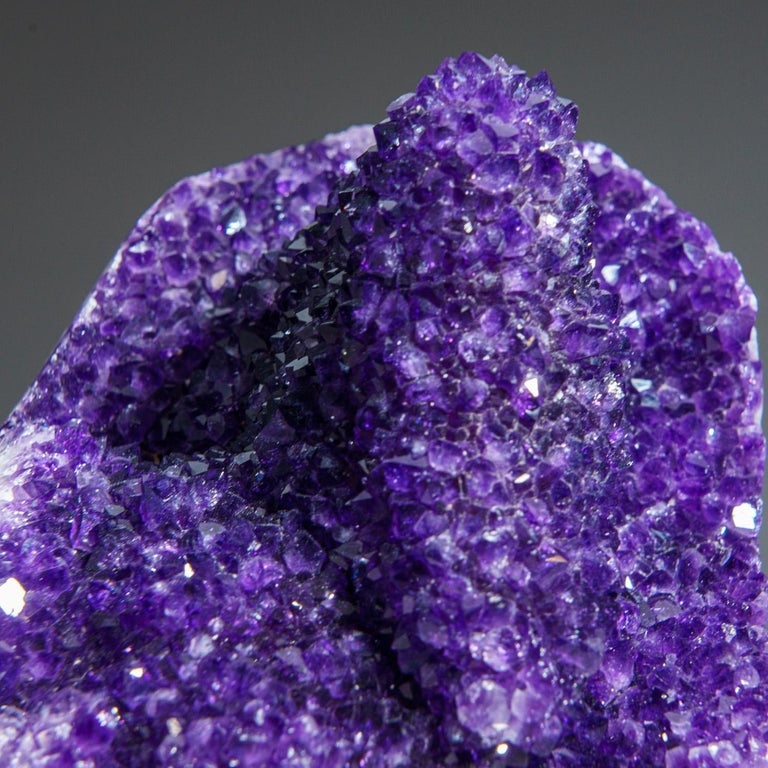 Natural Amethyst Crystal Cluster from Brazil (8" Tall, 7 Lbs.) For Sale ...
