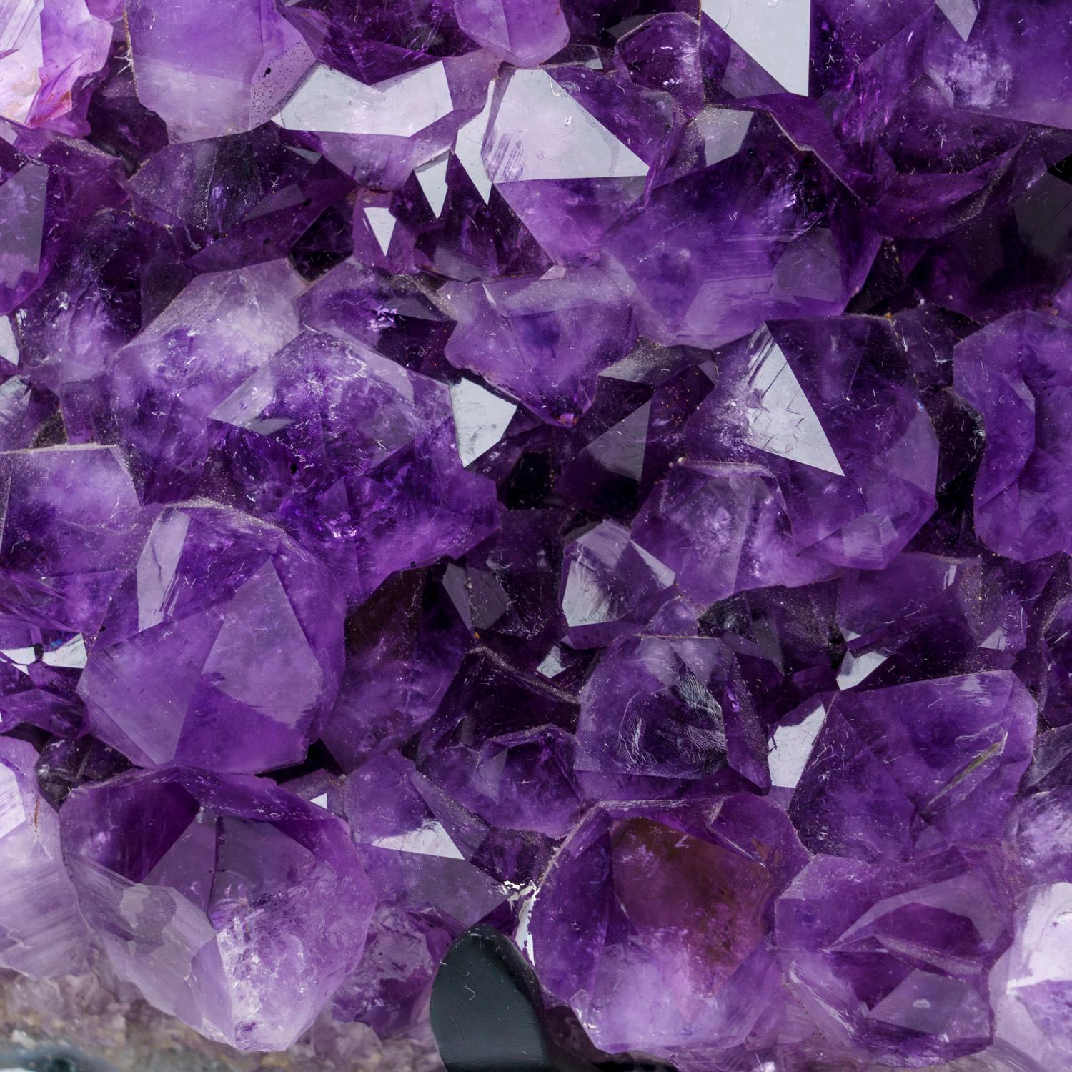 Genuine Amethyst Crystal Cluster on Stand from Brazil (16.5 lbs) For ...