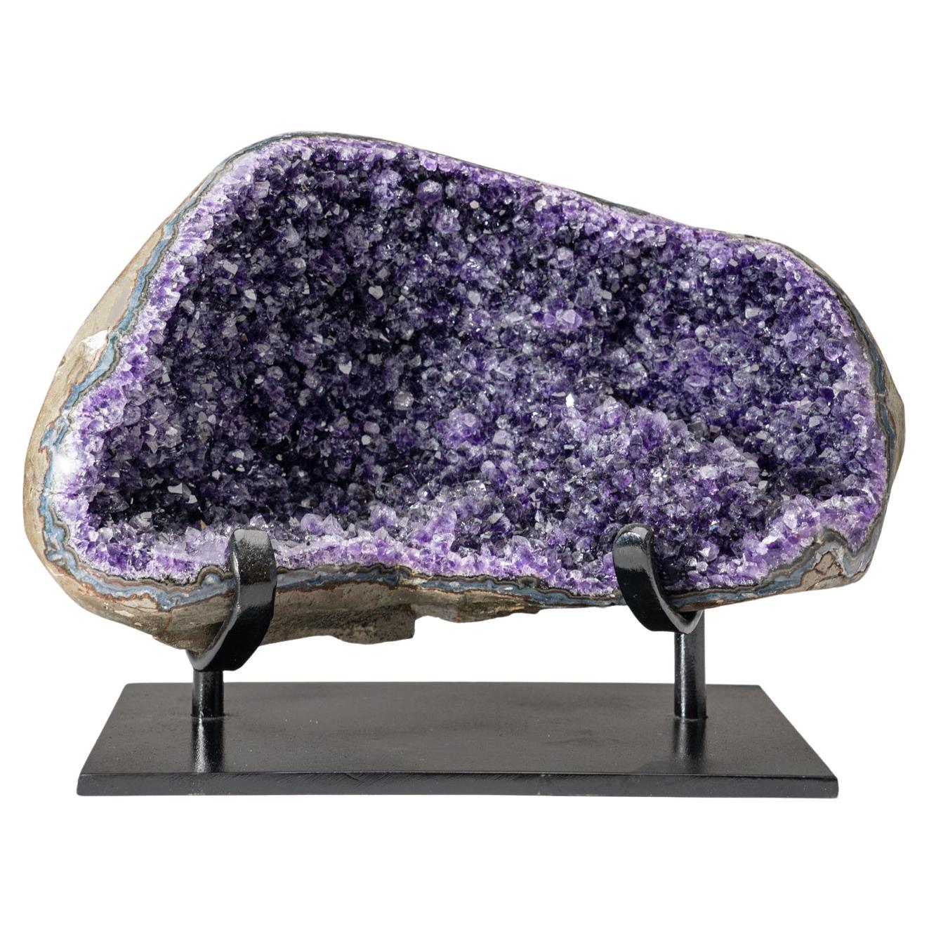 Genuine Amethyst Crystal Cluster on Stand from Uruguay (11 lbs) For ...