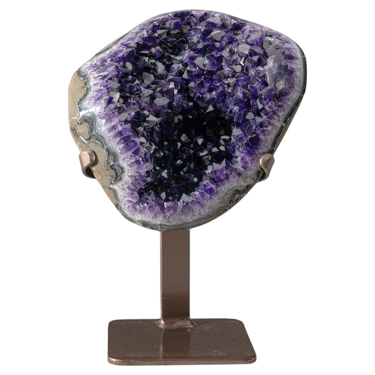 Genuine Amethyst Crystal Cluster on Stand from Uruguay (4.6 lbs) For ...